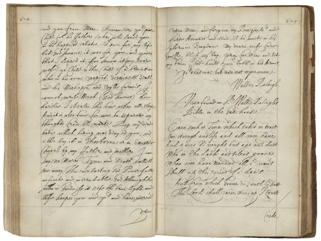Sir Walter Raleigh’s Last Goodbye – Daily Zooniverse