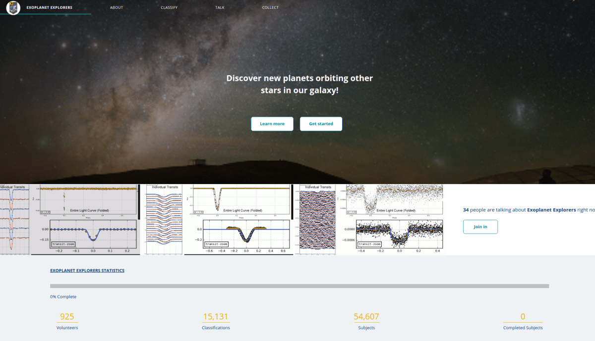 Exoplanet Explorers – Daily Zooniverse