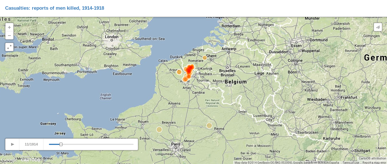 Your map of WW1 – Daily Zooniverse